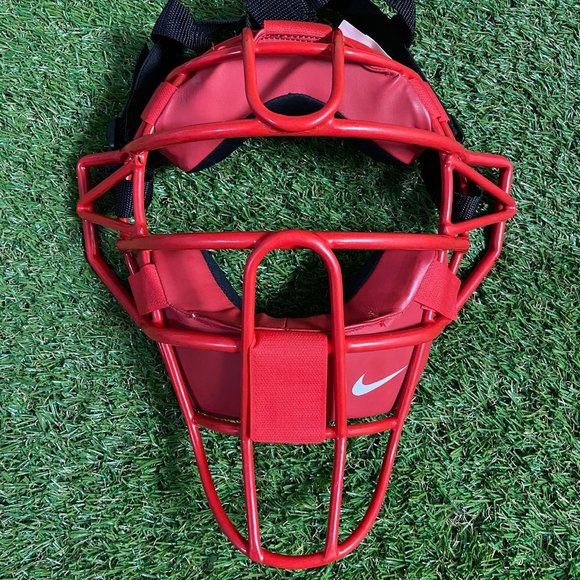 Nike | Accessories | Nike Red Steel Catchers Mask Team Issued Exclusive ...